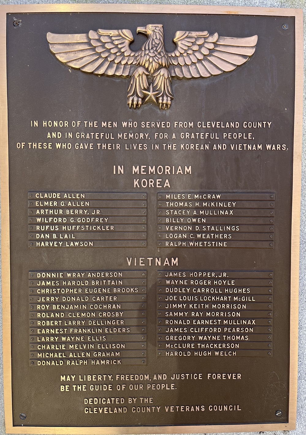 Undeclared Wars – Cleveland County History