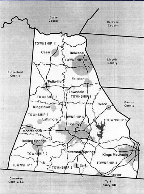 Cities, Towns & Townships – Cleveland County History